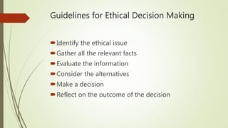 Ethics and diversity | PPTX