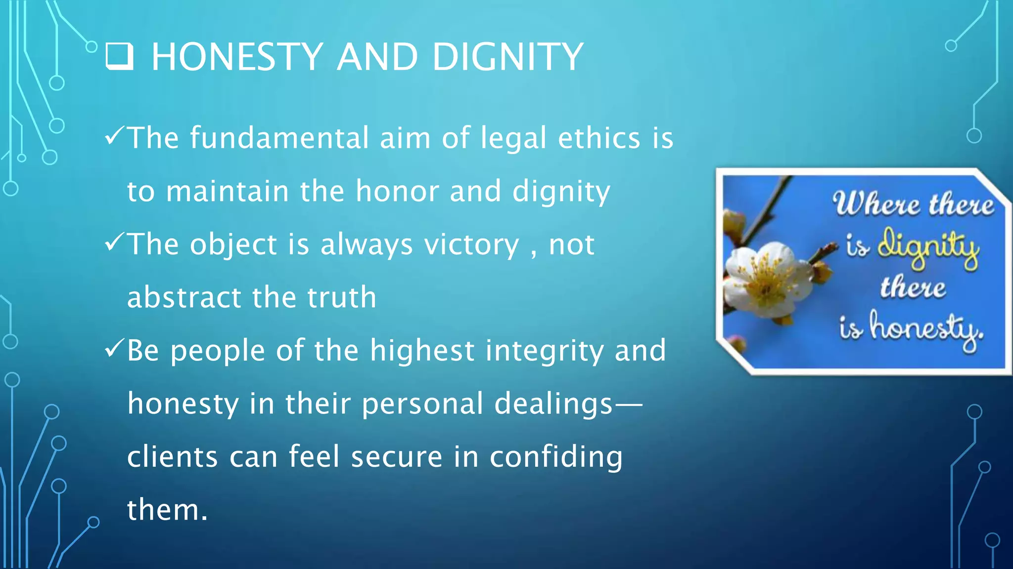 Ethics and Etiquette.pptx | Legal Services Industry | Industries