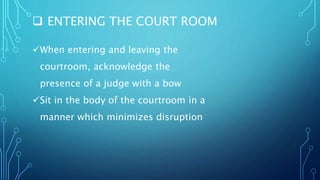 Ethics and Etiquette.pptx | Legal Services Industry | Industries