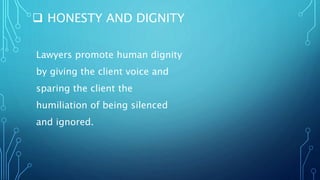 Ethics and Etiquette.pptx | Legal Services Industry | Industries
