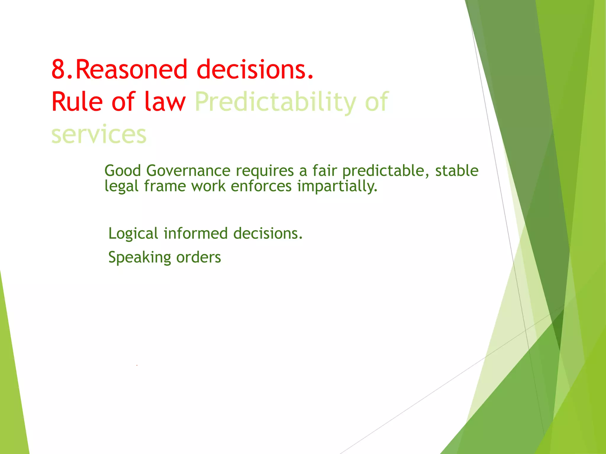 Ethics and Good Governance | PPTX