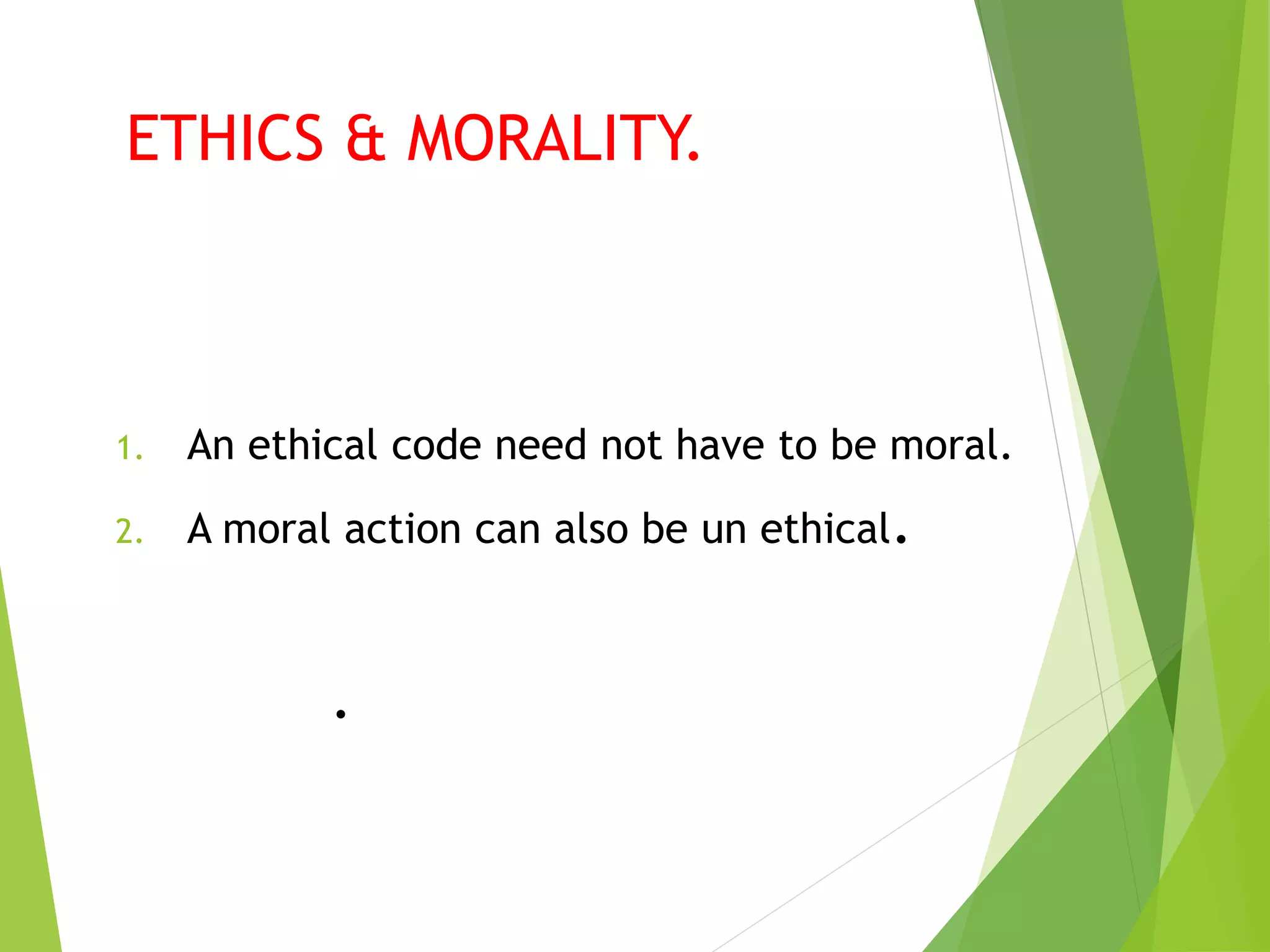 Ethics and Good Governance | PPTX