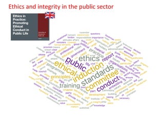 Ethics and integrity in the public sector | PDF