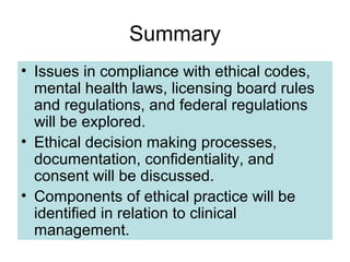 Ethics and Jurisprudence In Clinical Practice | PPT