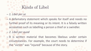 Ethics and laws of the press | PPTX