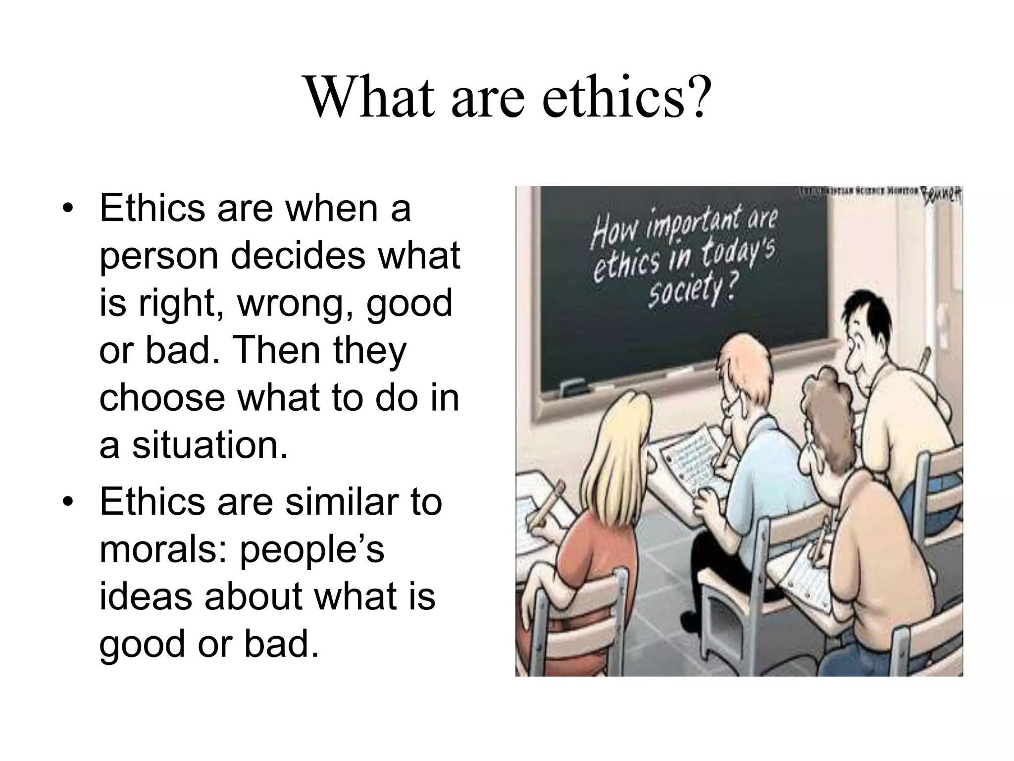 Ethics and manners | PPTX