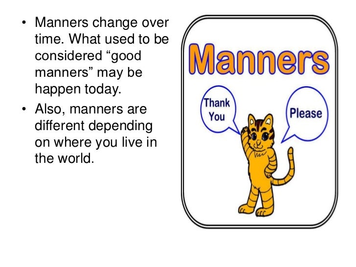 Bad Manners Examples
