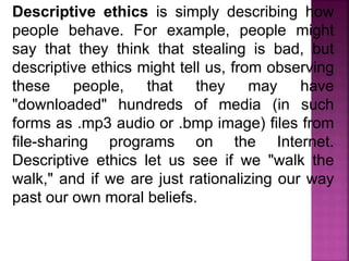 Ethics and morality | PPT