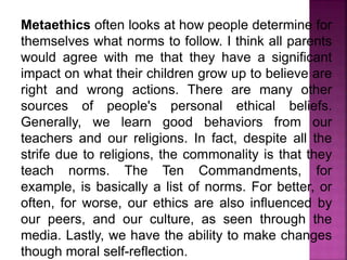 Ethics and morality | PPT