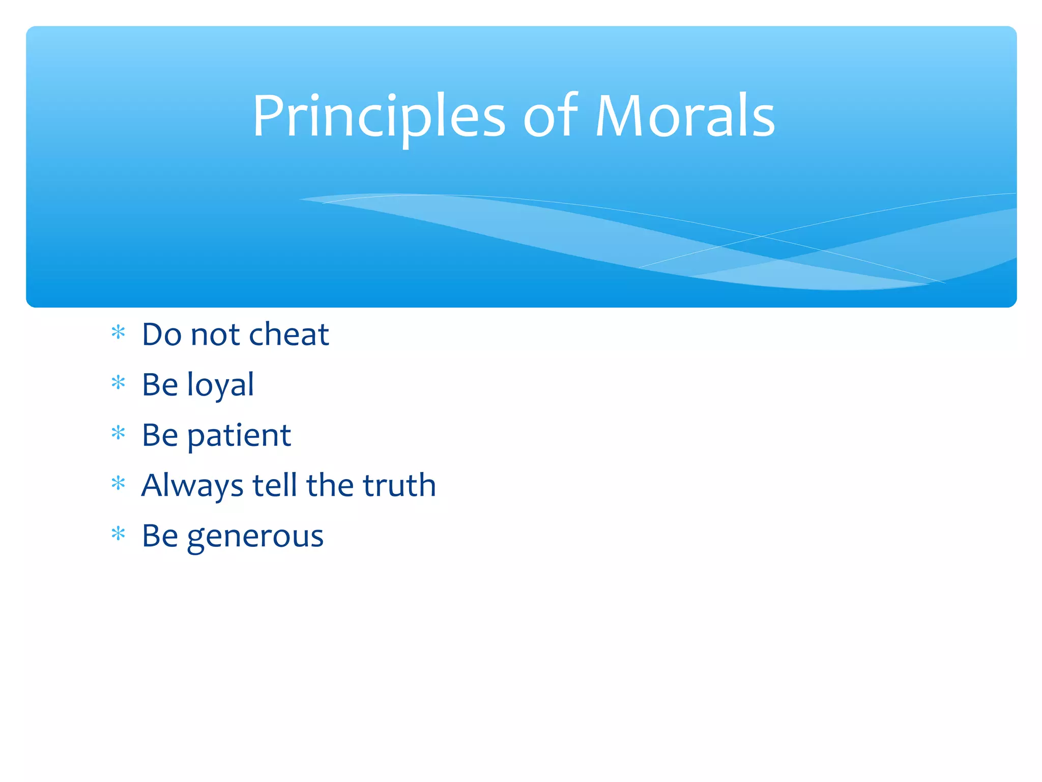 Ethics and morality | PPT
