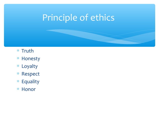 Ethics and morality | PPT