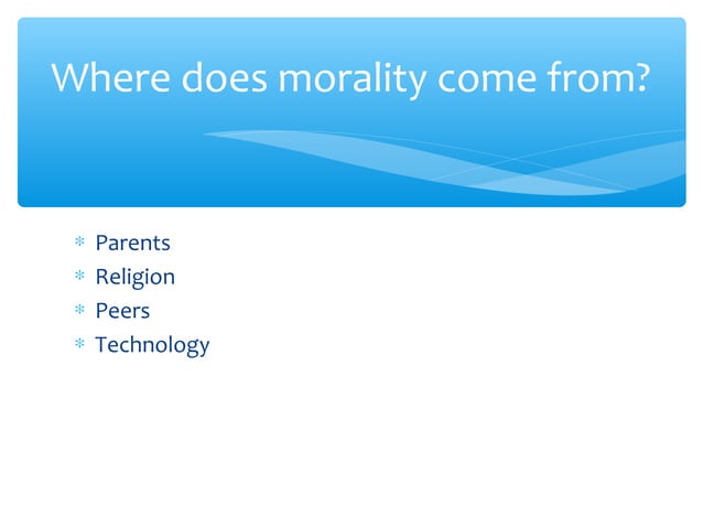 Ethics and morality | PPT