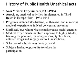 Public Health Ethics | PPTX