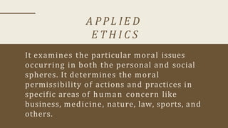 Ethics and Morality powerpoint presentation | PPTX