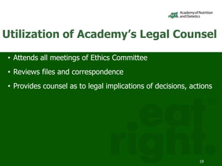 Code of Ethics for the Dietetic Professional | PPTX