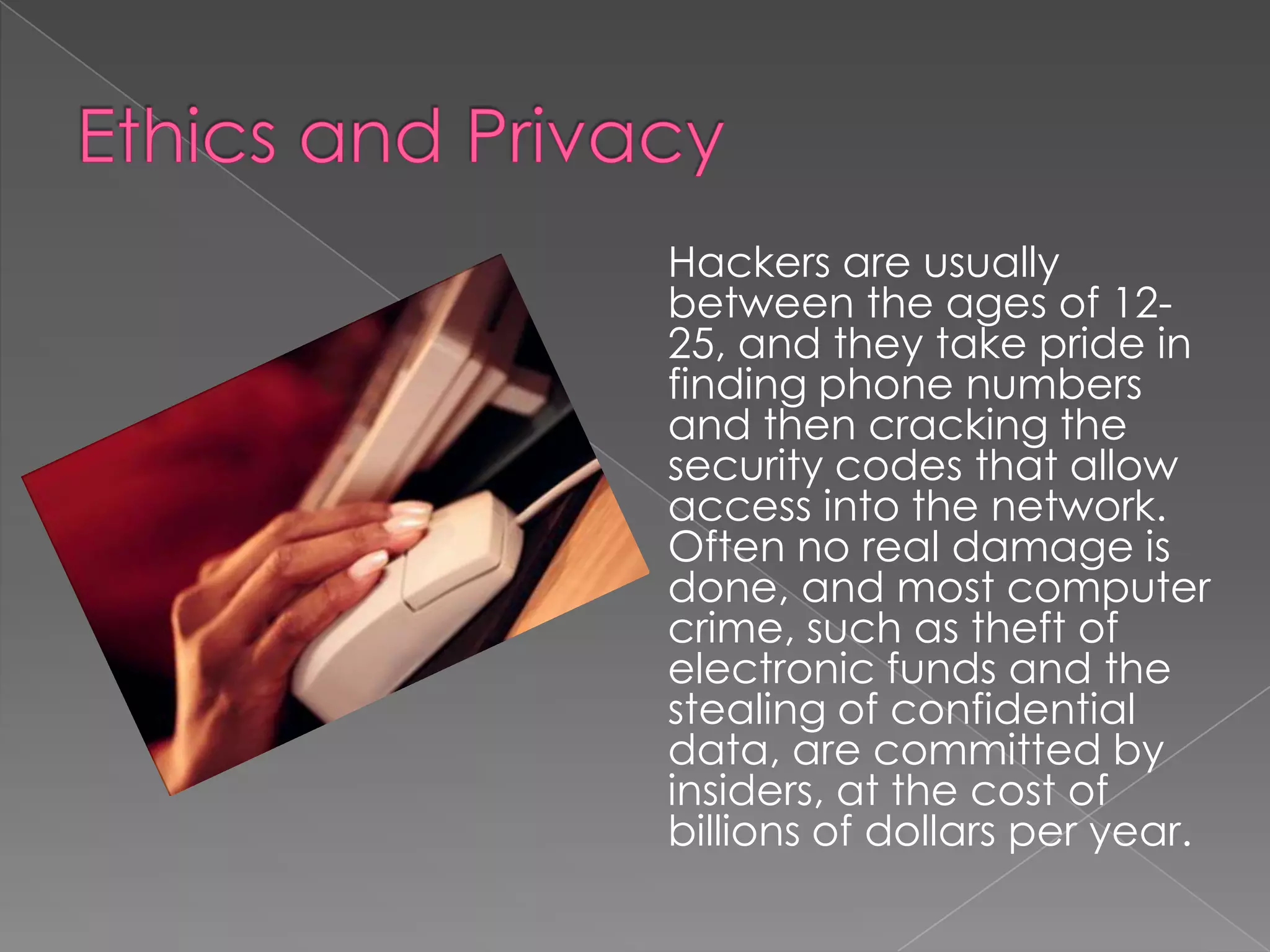 Ethics and privacy ppt 3rd period | PPTX