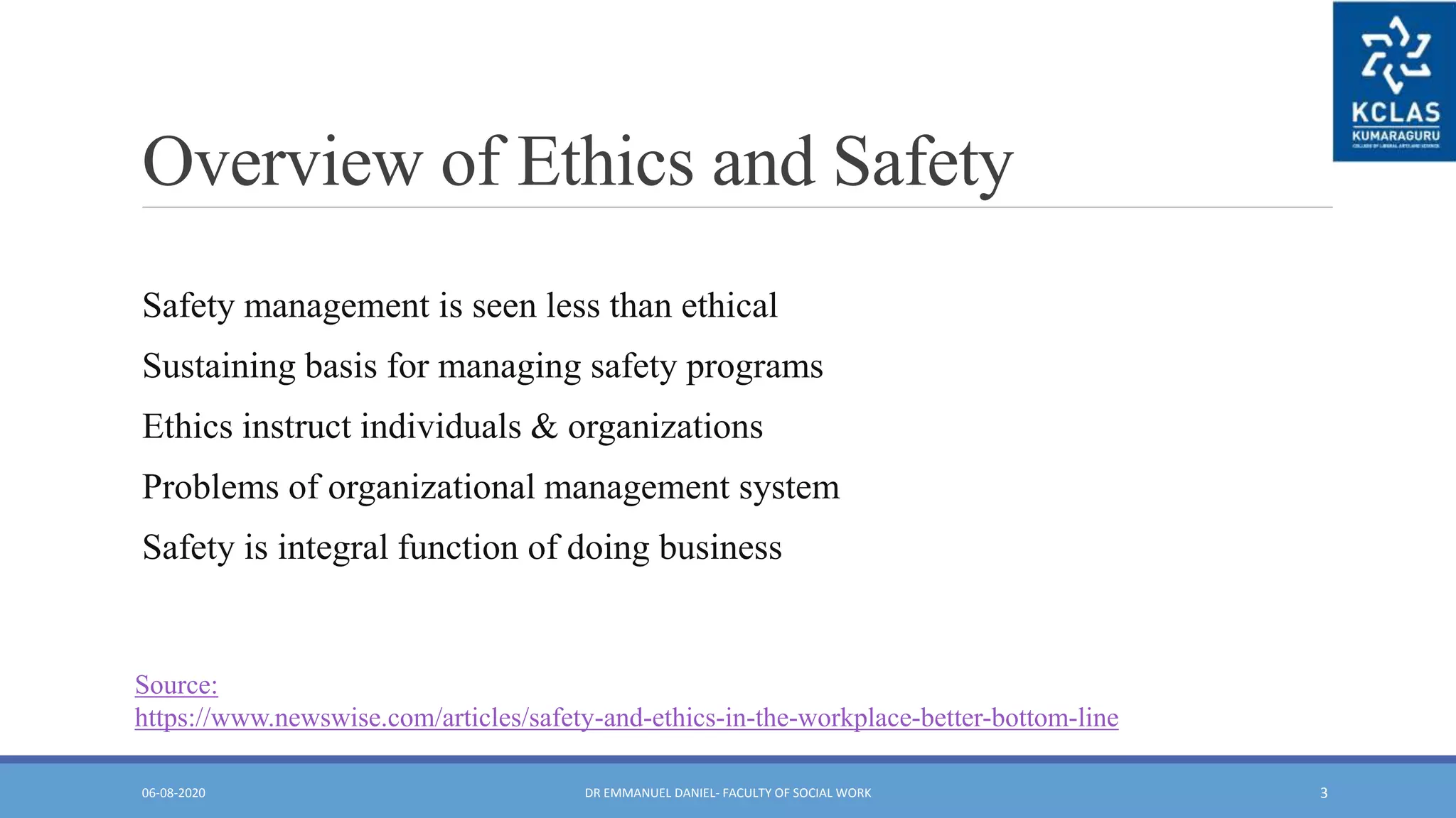 Ethics and Safety | PPTX
