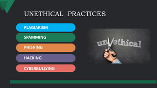 Ethics and safety measures in Computing | PPTX