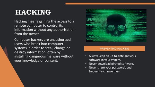 Ethics and safety measures in Computing | PPTX