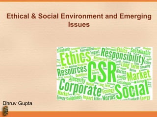Ethics and social environment | PPTX