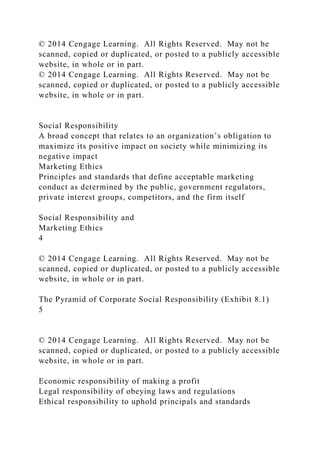 Ethics and Social Responsibility in Marketing Strategy 8C .docx