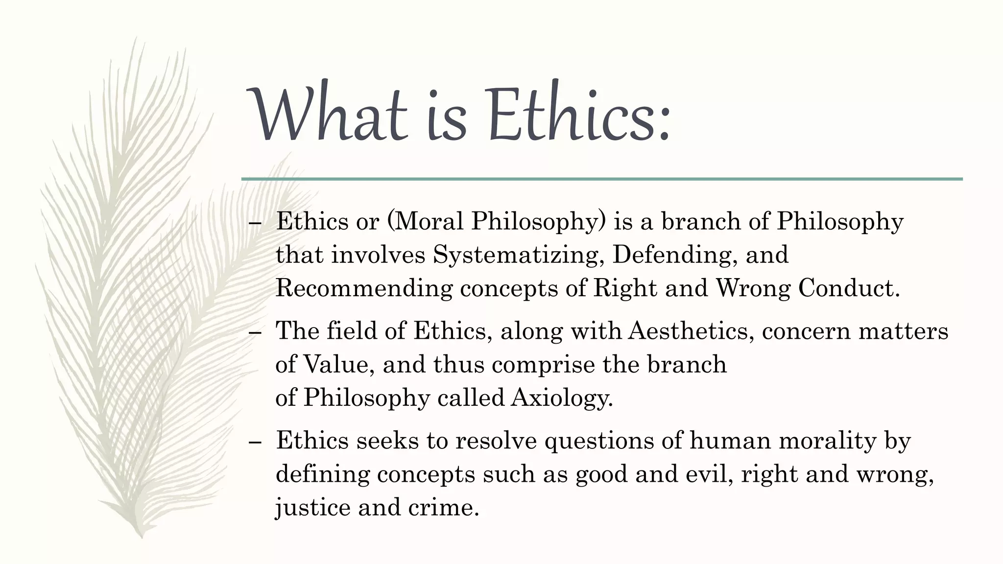 Ethics and Society Prensentation | PPTX