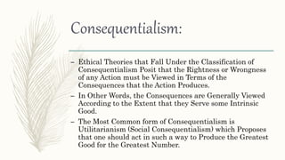 Ethics and Society Prensentation | PPTX