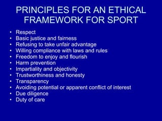 Ethics And Sport | PPT