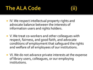 Ethics and the librarian | PDF