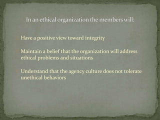 Ethics and the Role of CJSTC | PPTX