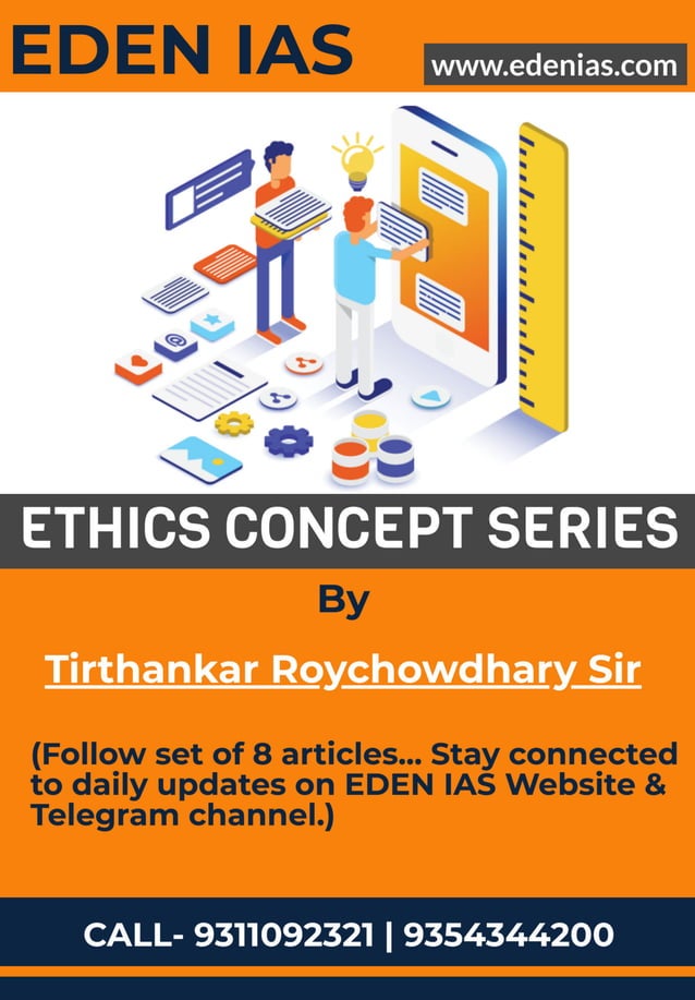 Ethics articles series by Tirthankar Sir | PDF