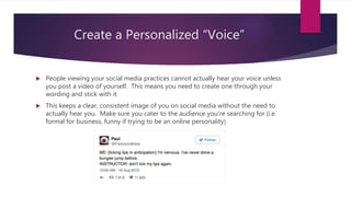 Ethics and Branding on Social Media by Joey McCausland | PPTX