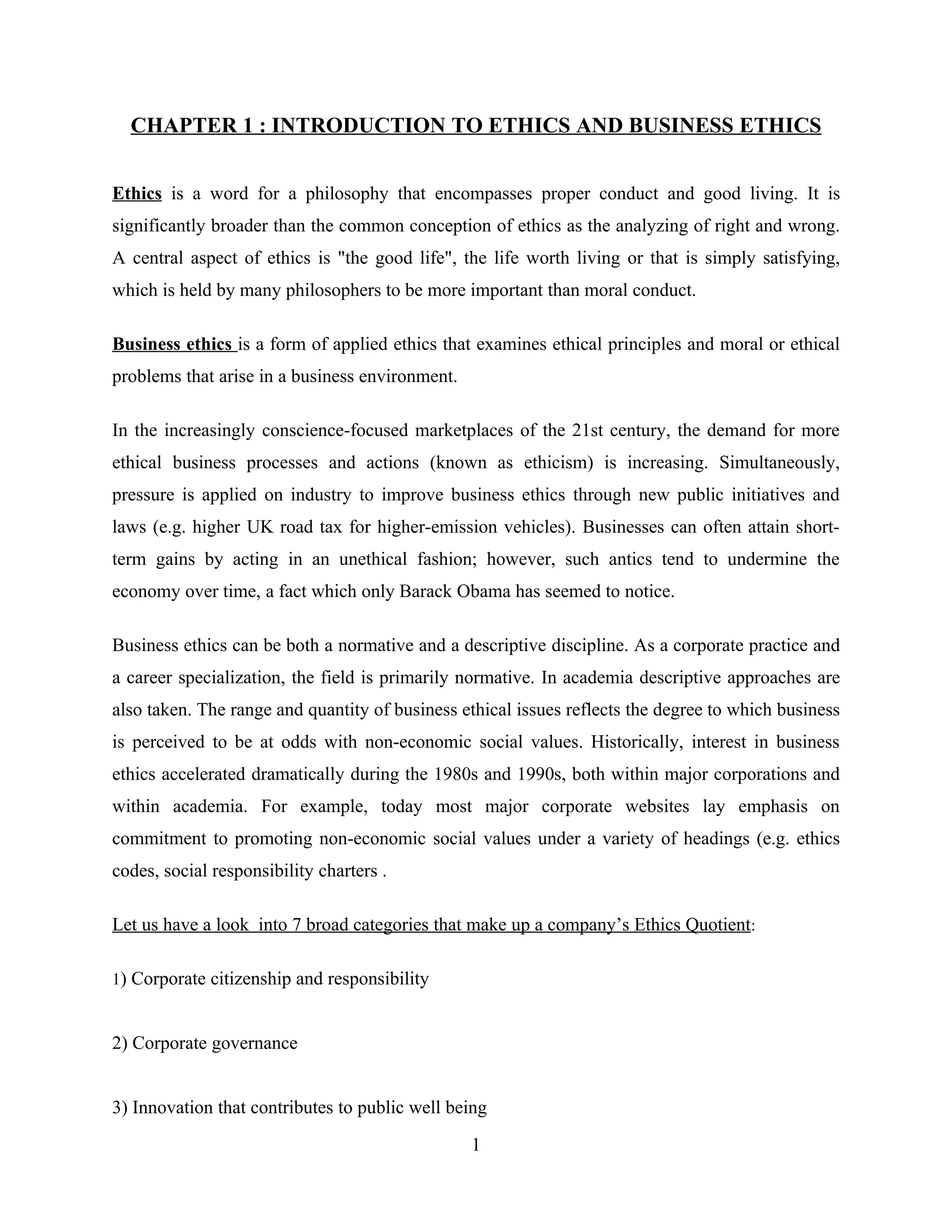 Ethics At Oracle | DOC