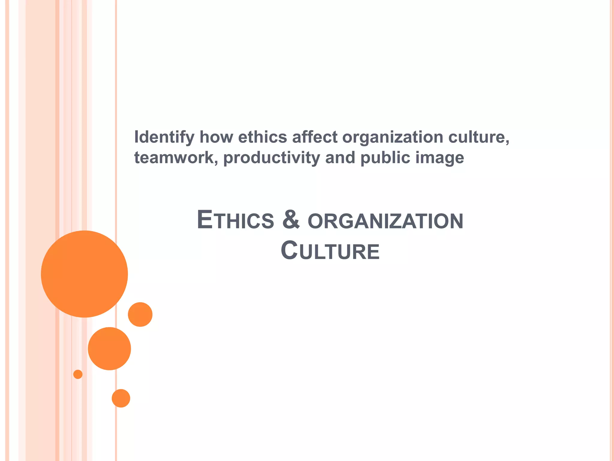 Ethics at work place | PPTX