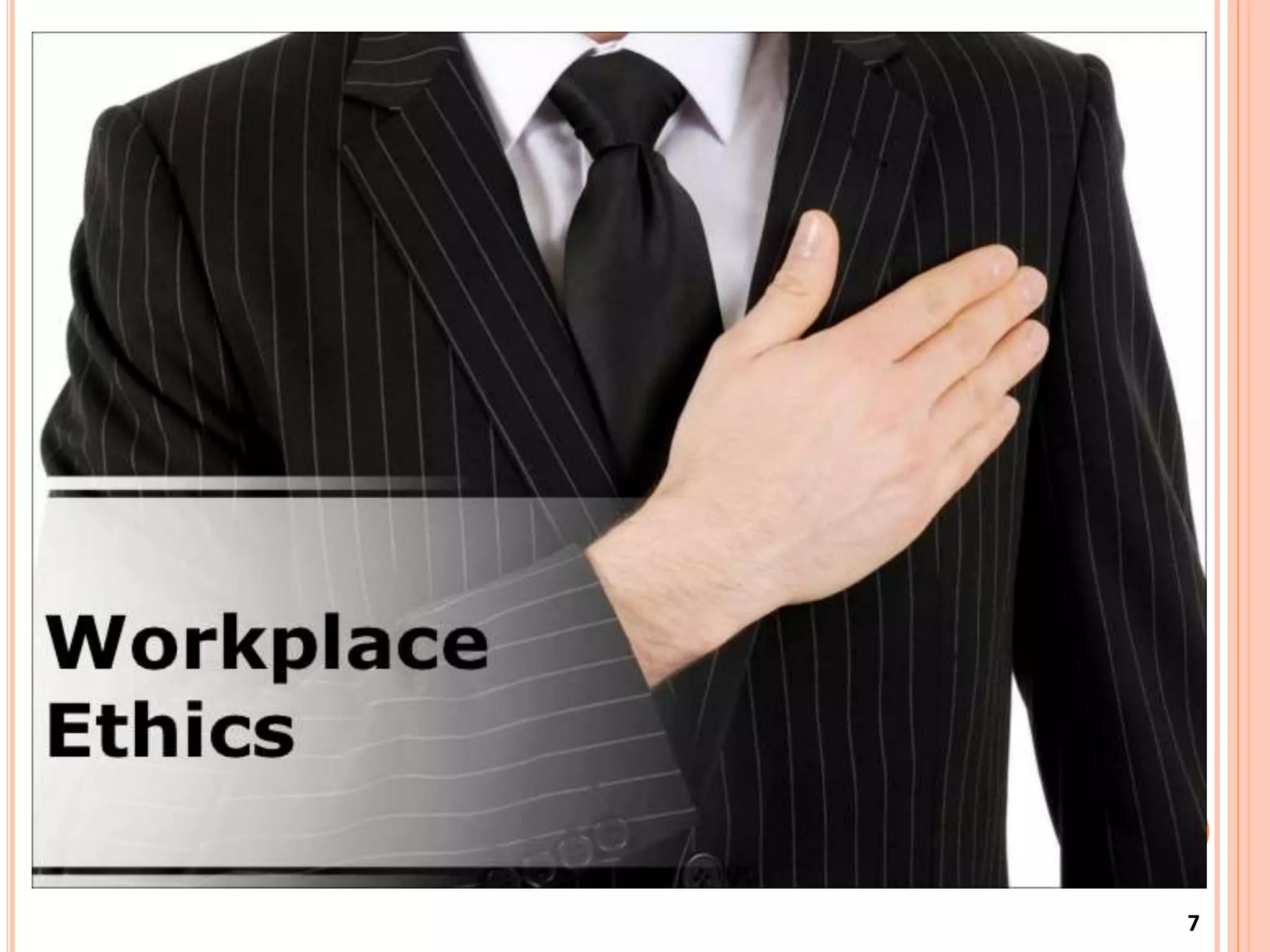 Ethics at work place | PPTX