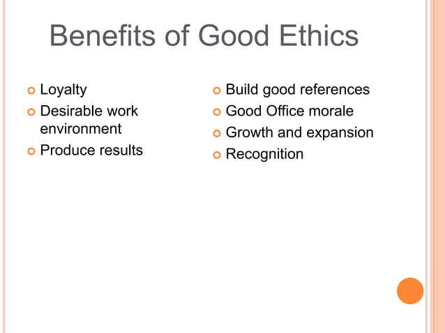 Ethics at work place | PPTX | Career Advice | Careers