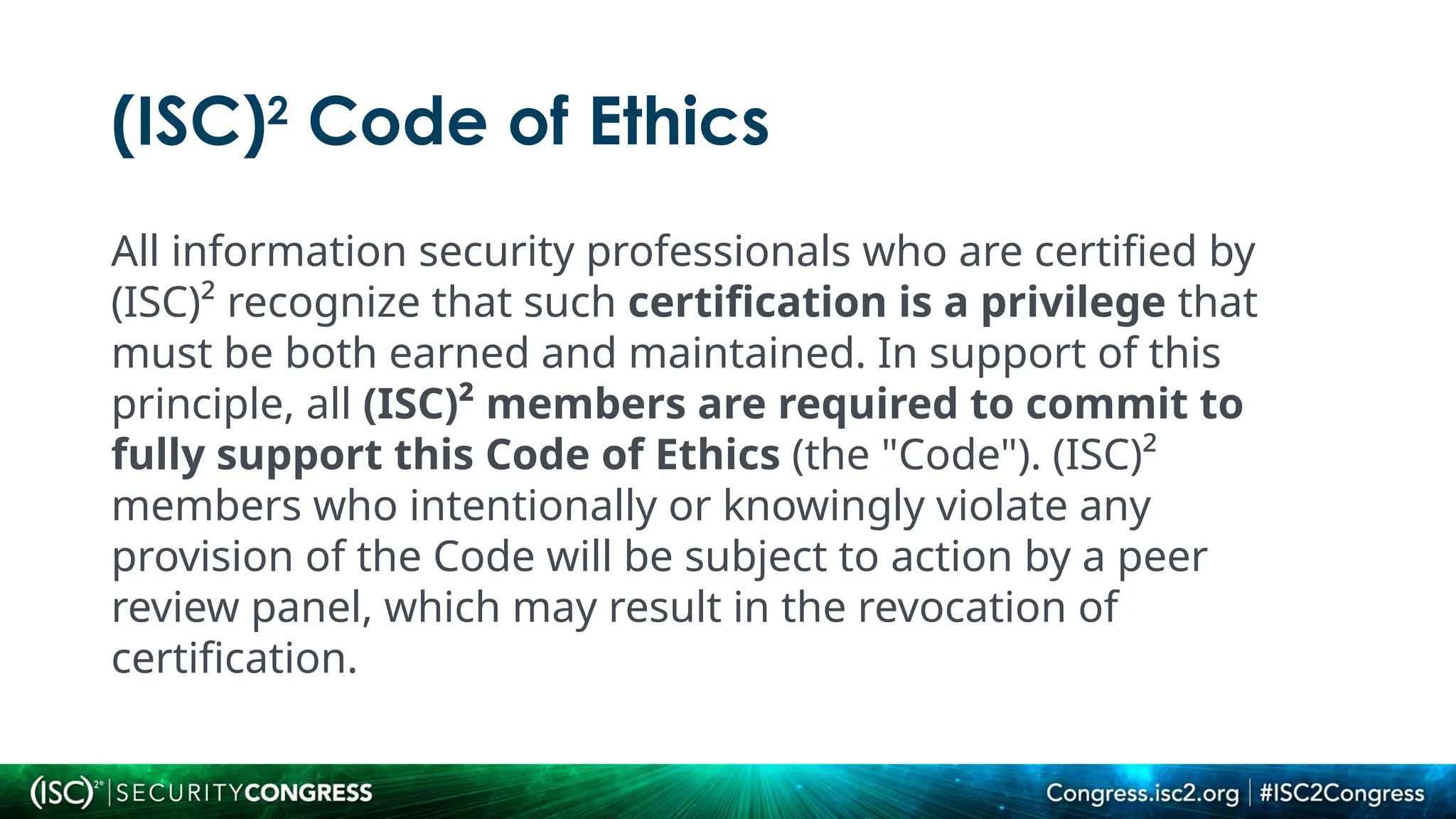 Now More than Ever: Ethics in Cybersecurity | PPTX