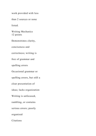 Ethics Case Study Rubric Criterion Strong Average Weak a.docx