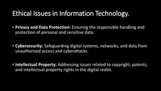 Introduction to Ethics Principles in the Digital Era | PPT