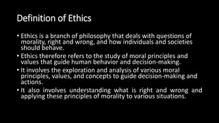 Introduction to Ethics Principles in the Digital Era | PPTX