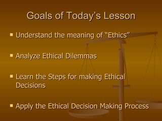 Ethics classroom guidance | PPT