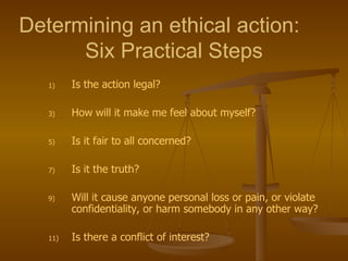 Ethics classroom guidance | PPT