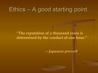 Ethics classroom guidance | PPT