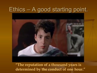 Ethics classroom guidance | PPT