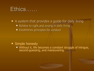 Ethics classroom guidance | PPT