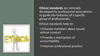 Ethics code | PPTX