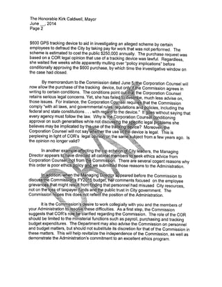 Ethics commission memo | PDF