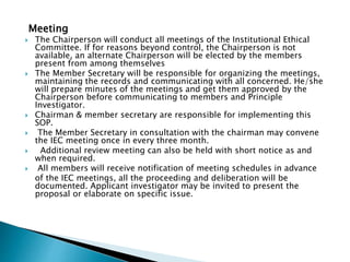 Information about Ethics committee | PPTX