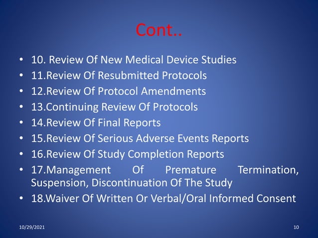 Ethics committee’s role and functioning committee formation | PPTX