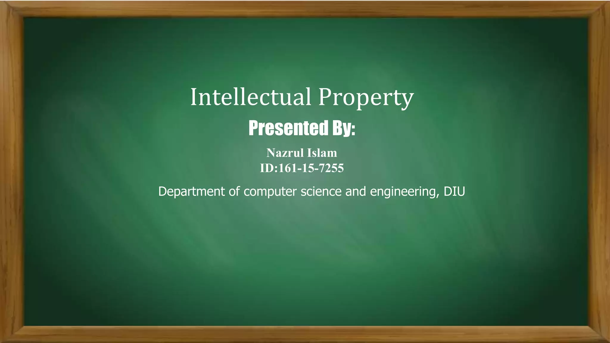Intellectual Property | PPTX
